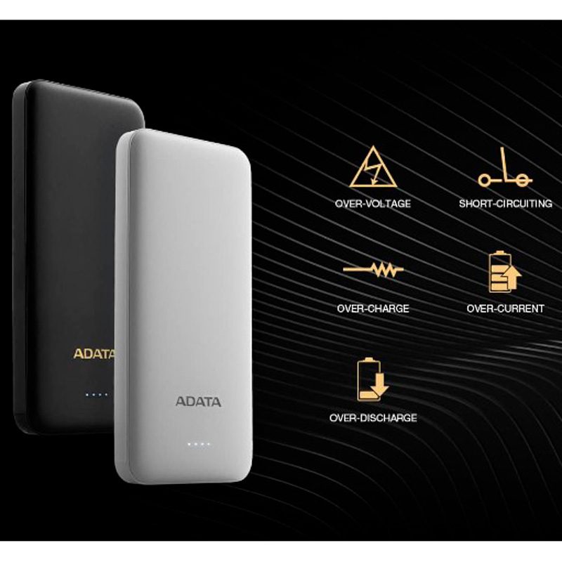 خرید و قیمت پاور بانک فست شارژ 10000 ای دیتا ADATA T10000 10W | سلام کاشانه